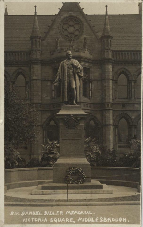 Samuel Sadler (Middlesbrough, Édouard Lantéri, 1913) – North East Statues