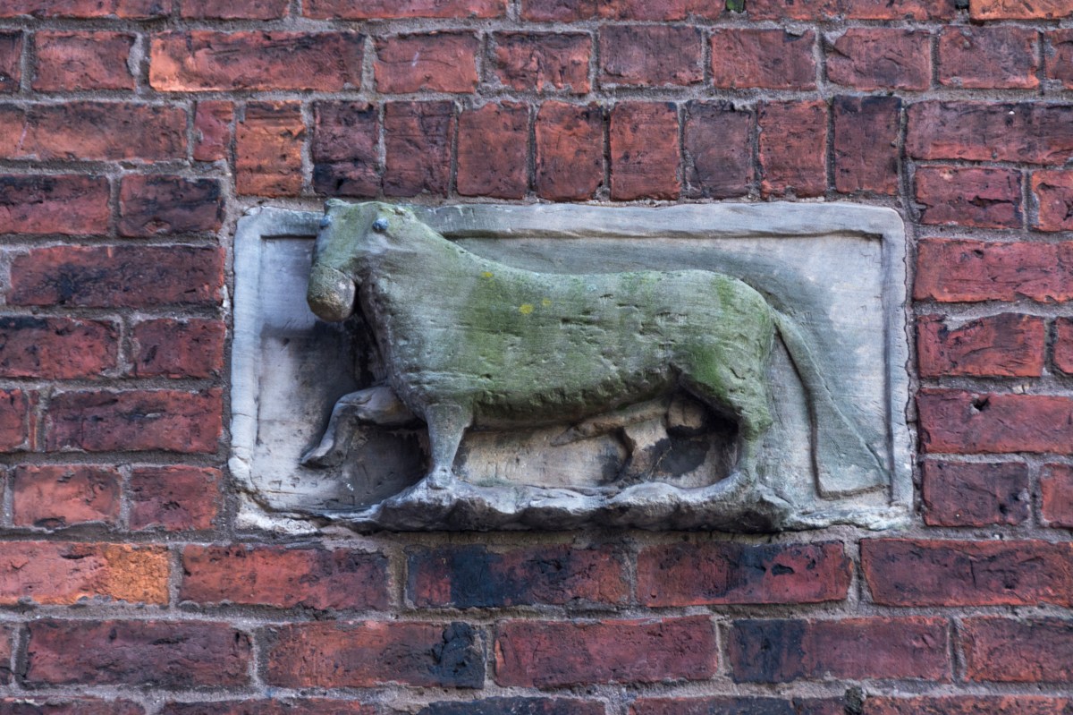 Stone Panel of a Bull (Darlington, Unknown Artist, c. 1600s) – North ...
